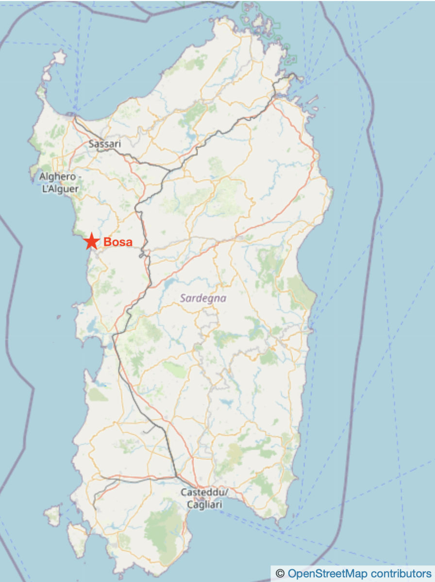 Map_Bosa | Sardinian Arts